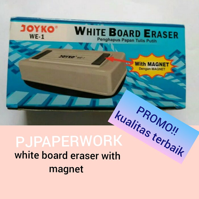 Jual Whiteboard eraser with Magnet Joyko/penghapus magnet papan tulis ...