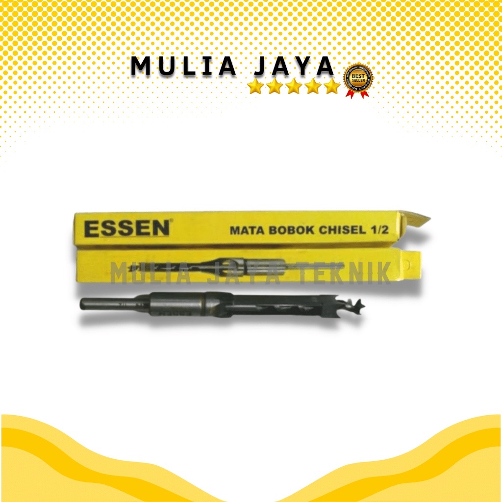 Jual MATA CHISEL 1/2" ESSEN Mata Bor Bobok Kayu 1/2" Hollow Chisel Bit ...