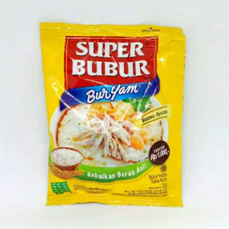 Jual Super Bubur Buryam kemasan Sachet | Shopee Indonesia