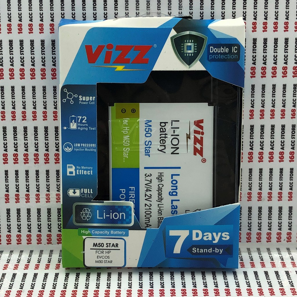 Jual BATERAI VIZZ CROSS M50 / BATERAI CROSS M50 STAR / BATERAI CROSS A75B | Shopee Indonesia