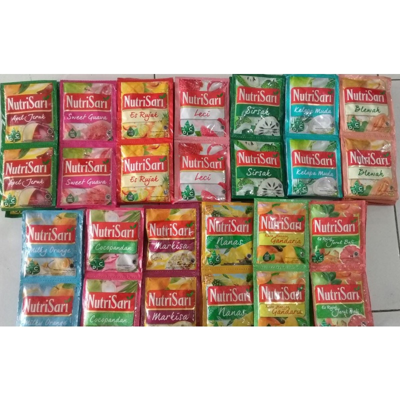 Jual Nutrisari berbagai macam rasa isi 10pcs | Shopee Indonesia