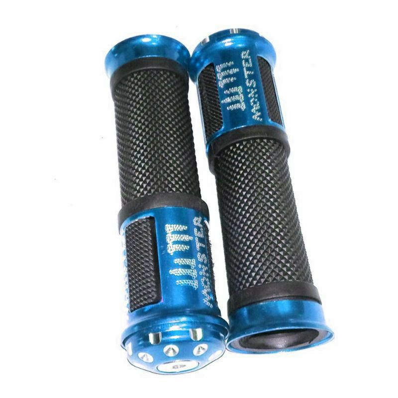 Jual handgrip hand grip motor variasi universal monster warna biru ...