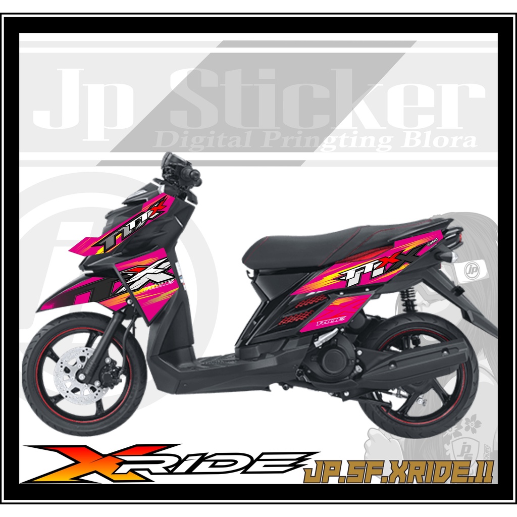 Jual Sticker Striping X Ride 115 - Stiker Motor List Variasi Yamaha X ...