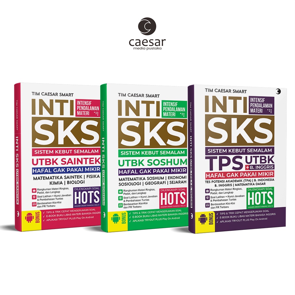Jual TPS Inti SKS UTBK Saintek Soshum Sistem Kebut Semalam HOTS ...