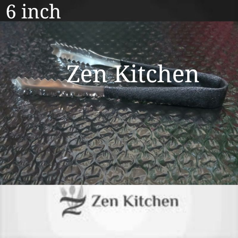 Jual Pencapit japitan es batu penjepit es stainless gagang silicon 6 ...