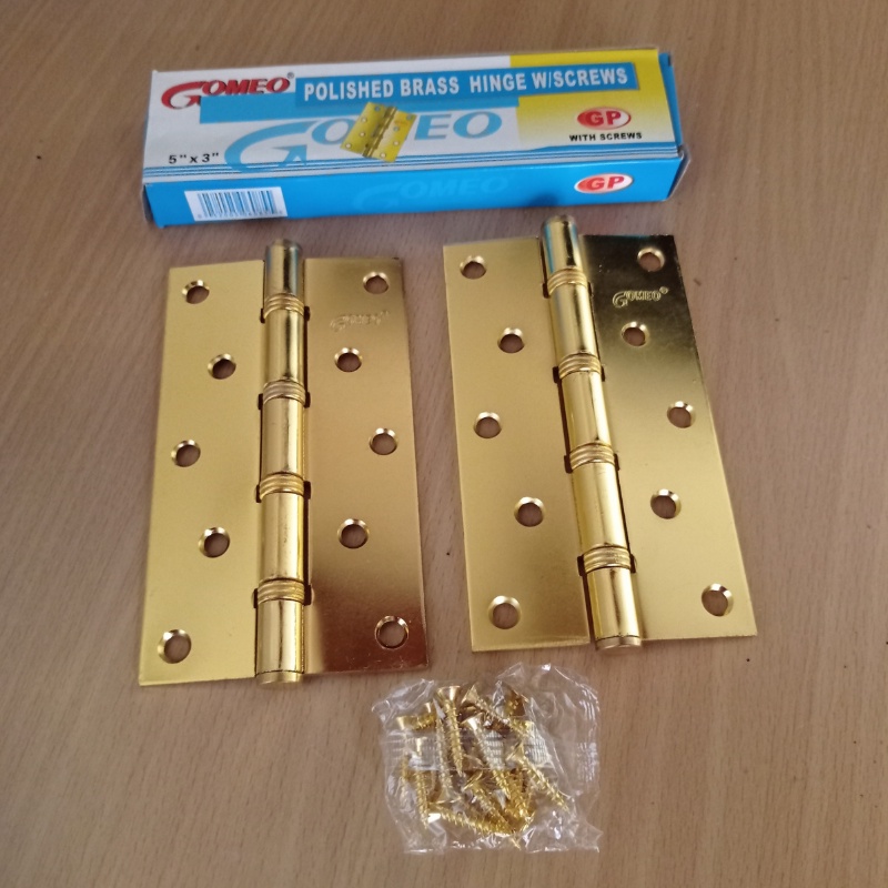 Jual Engsel Pintu 5 Inch Tebal Stainless Engsel Jendela Pintu Rumah ...