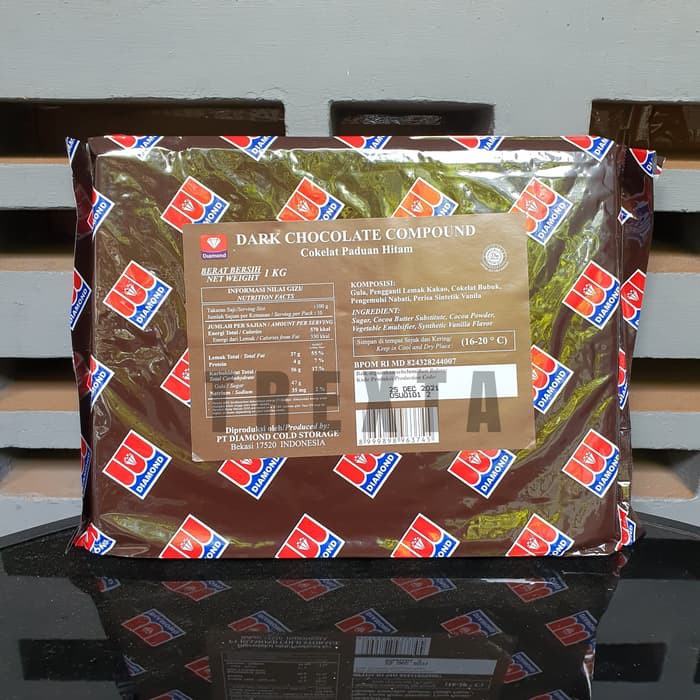 Jual DARK CHOCOLATE COMPOUND DIAMOND 1KG | Shopee Indonesia