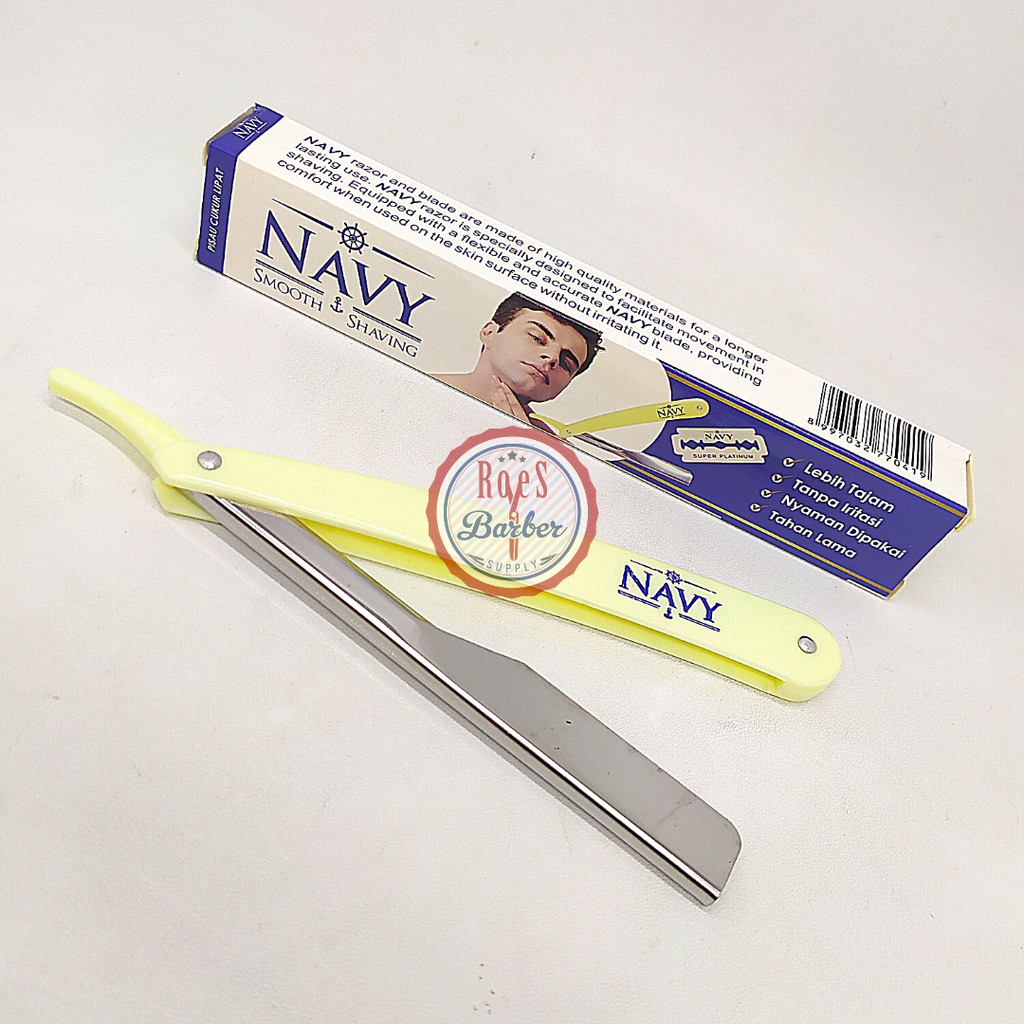 Jual Razor NAVY Smooth and Shaving Pisau Cukur Lipat Untuk Pangkas Dan ...