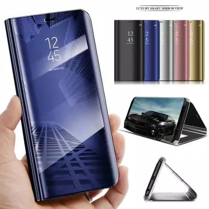 Jual Samsung Galaxy M51 Flip Clear View Standing Mirror Cover Case ...