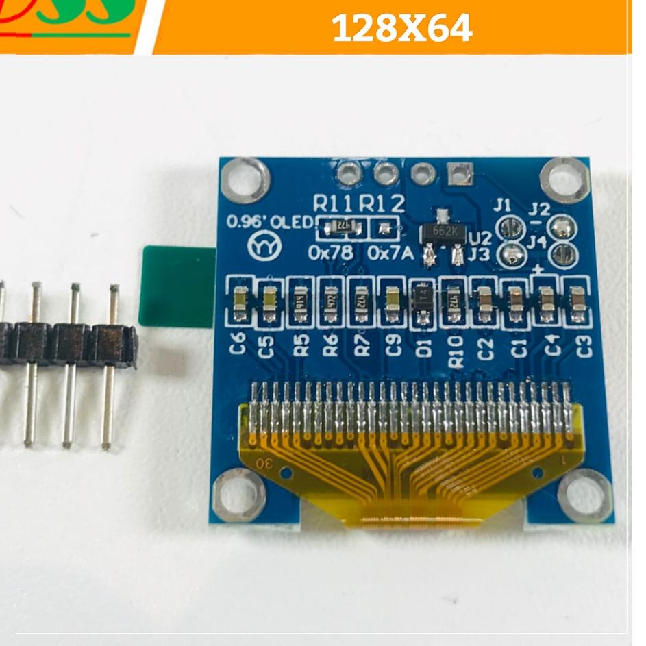 Jual New - MODUL DISPLAY OLED 128X64 LCD 12C 0 96 INCH WHITE ARDUINO ...