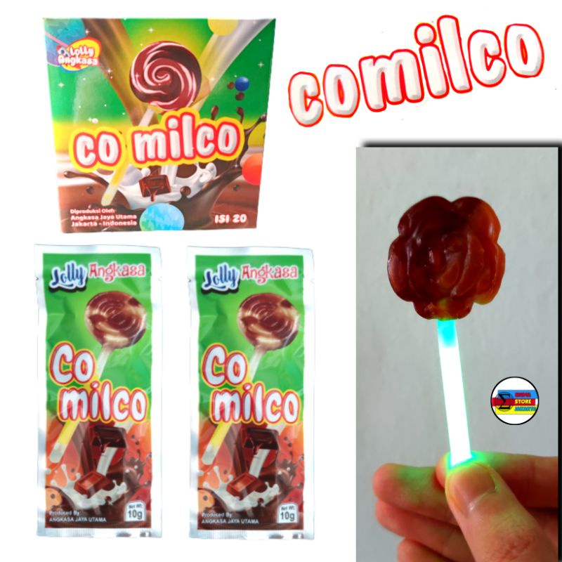 Jual Permen Lolipop Jadul Lightstick Bunga Susu Coklat - Permen ...