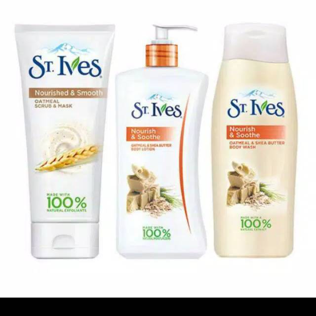 Jual St.ives nourish and smooth body wash,st ives body lotion ,st ives ...