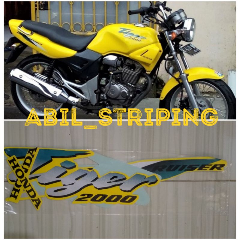 Jual Striping/stiker motor Honda Tiger 2000 tilas/lawas | Shopee Indonesia