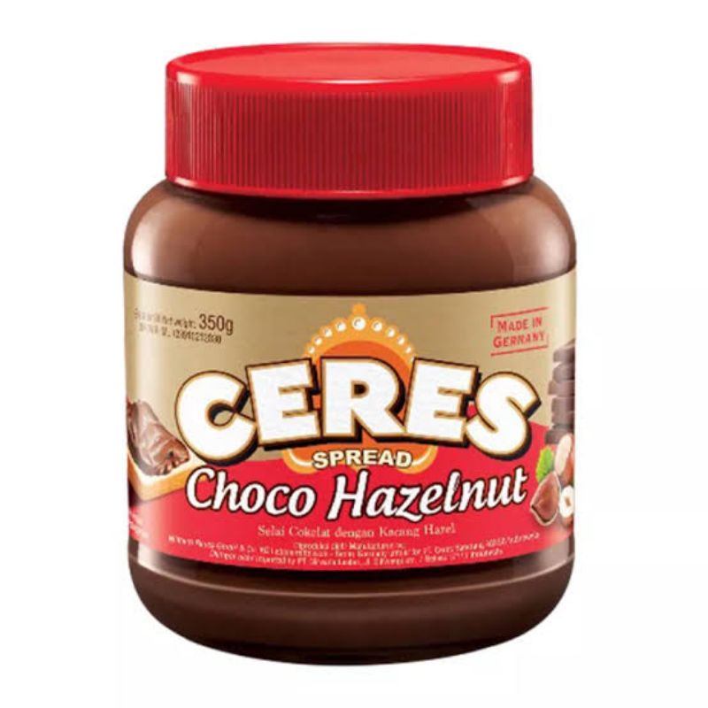Jual Ceres Choco Hazelnut 350gr barcode 4002309006567 FREE BUBBLE ...