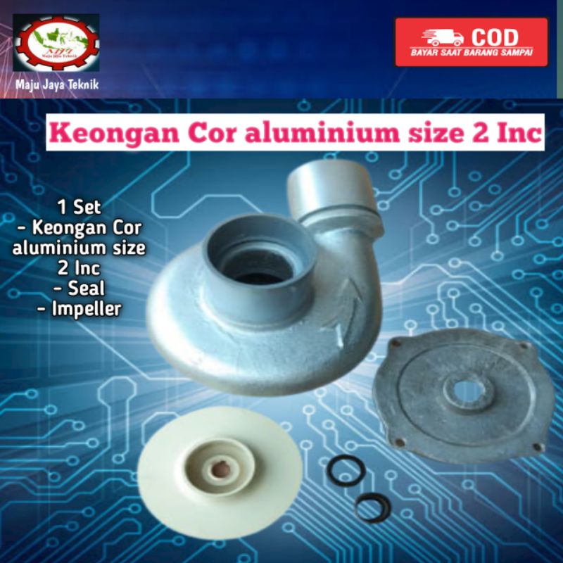 Jual Alkon Keongan Cor Aluminium size 2 Inc/dem | Shopee Indonesia