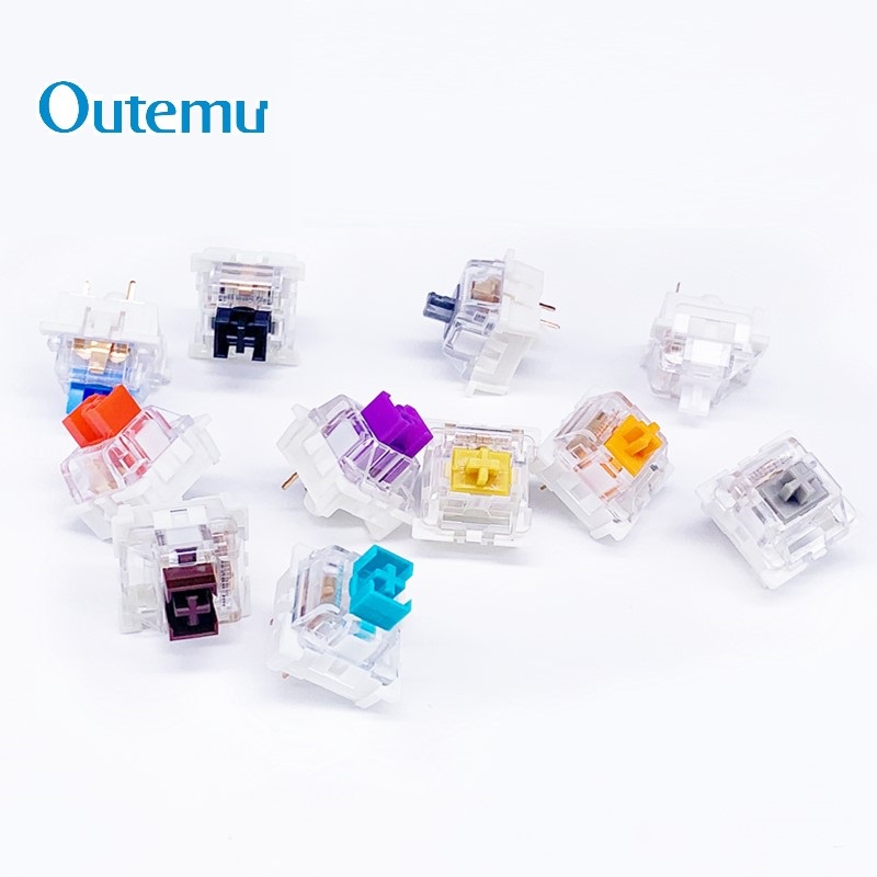Jual OUTEMU Mechanical Switch SMD RGB BLUE RED BROWN BLACK TEAL PURPLE ...