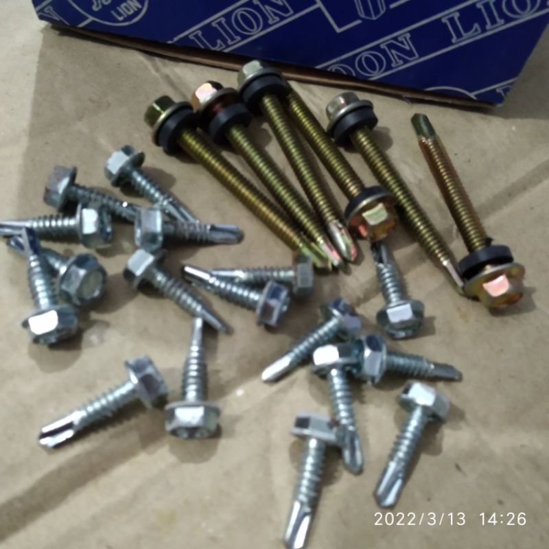 Jual Sekrup / Baut Drilling Baja Ringan / Atap | Shopee Indonesia