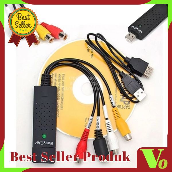 Jual Usb to AV Rca Easy Capture Usb 2.0 DVR 1 Channel suport android ...