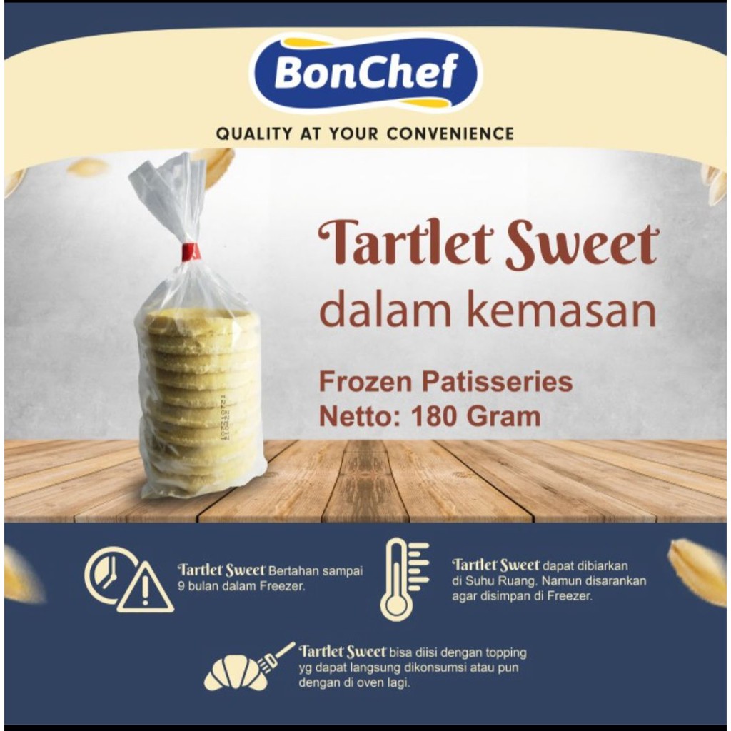 Jual BonChef KULIT PIE instan 50 / Tarlet sweet D5(5 pcs) | Shopee ...