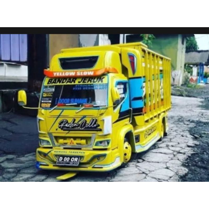 Jual miniatur truk oleng kayu full variasi mobil oleng truk oleng murah ...