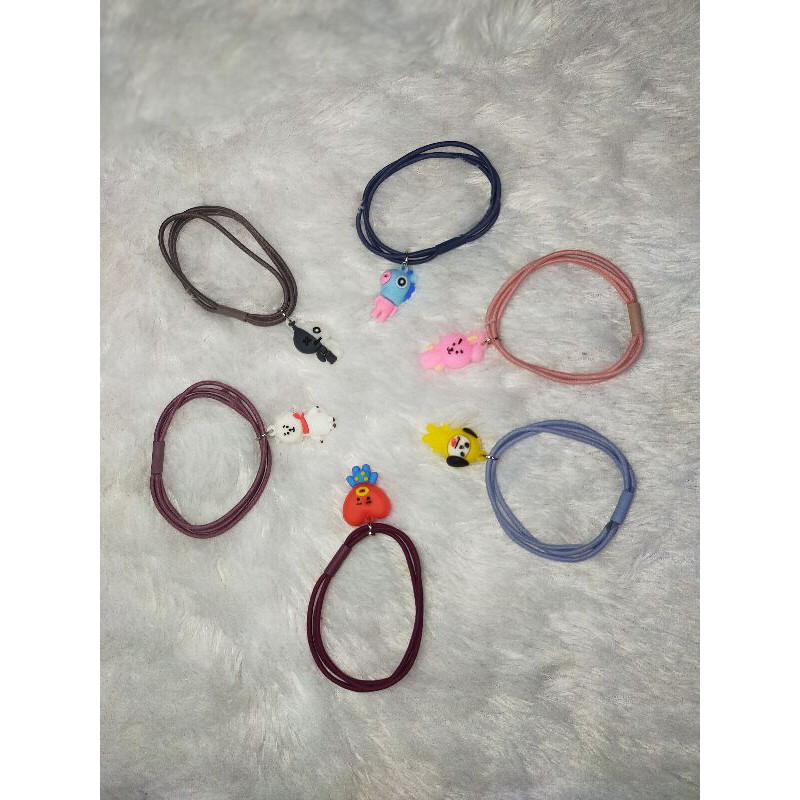 Jual Ikat Rambut BTS / Karet Rambut BT21 / Karet Gelang BTS / BT21 ...