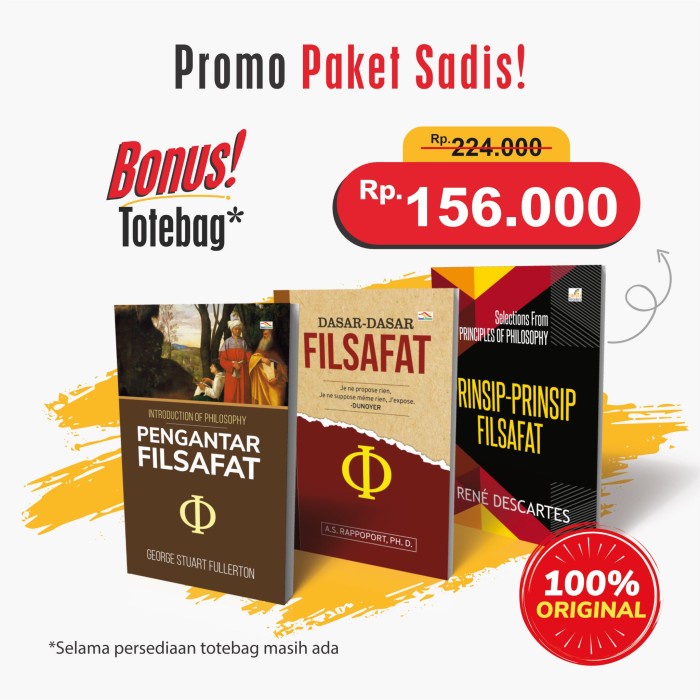 Jual DISKON - (BISA COD) Paket Buku Pengantar Filsafat | Shopee Indonesia