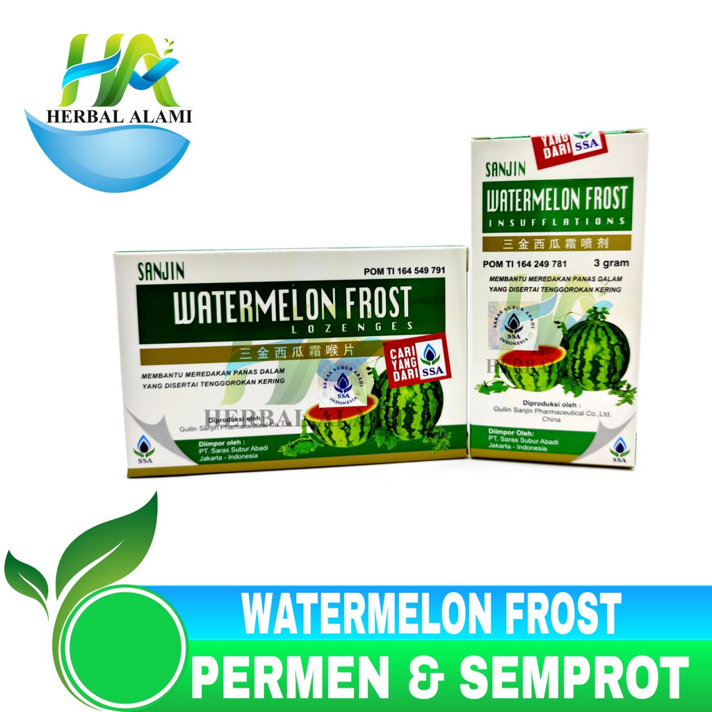Jual Sanjin Watermelon Frost - Obat sariawan, sakit tenggorokan ...