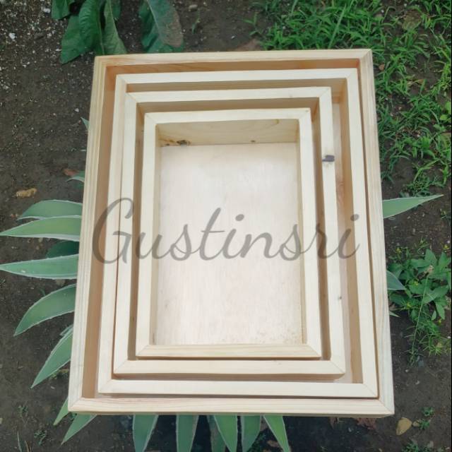 Jual GUSTINSRI KOTAK HANTARAN PERNIKAHAN KAYU UKURAN 30X25X7HAMPERS ...