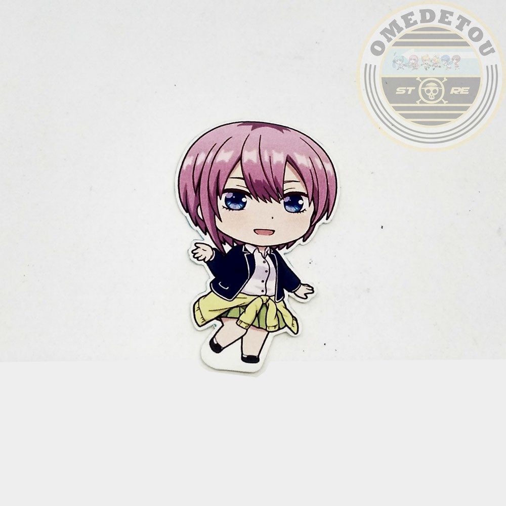 Jual Sticker Anime Gotoubun no Hanayome - Ichika Nakano | Shopee Indonesia