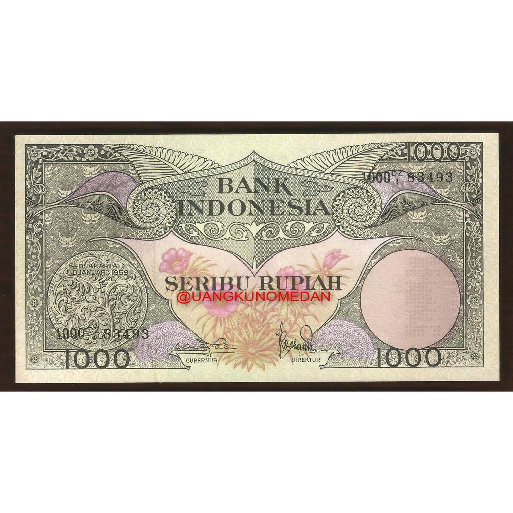 Jual Uang Kuno 1000 Rupiah Seri Bunga | Shopee Indonesia