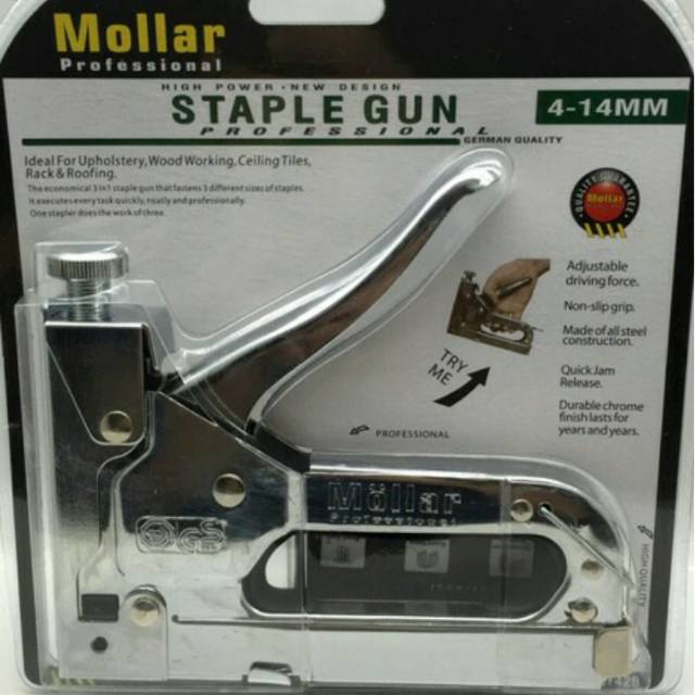 Jual Staple Gun Mollar 3in1 Staples tembak jok Staple gun hekter ...