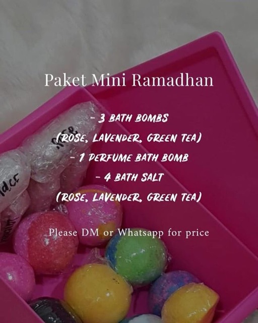 Jual Paket Mini Ramadhan Bath Bomb | Shopee Indonesia