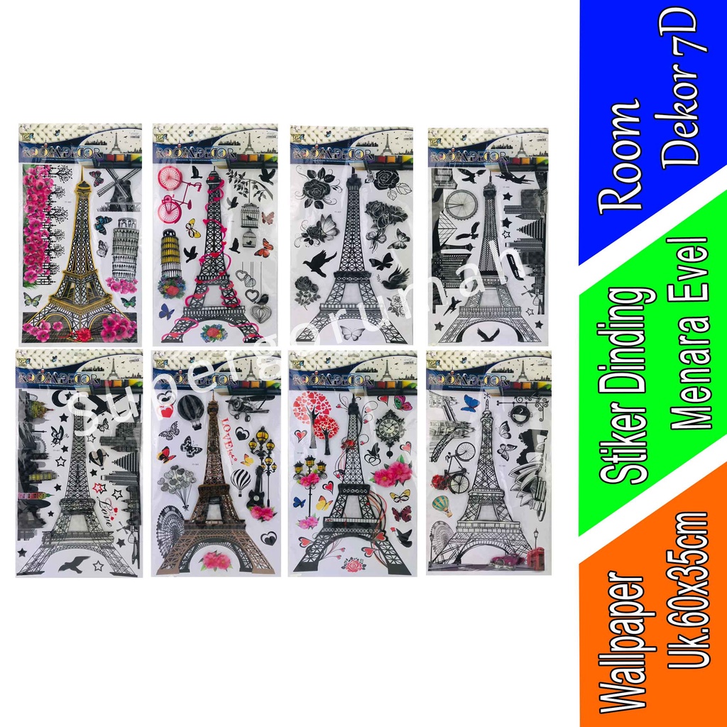 Jual Walpaper & Stiker Dinding - Room Dekor 7D - Stiker Dinding ...
