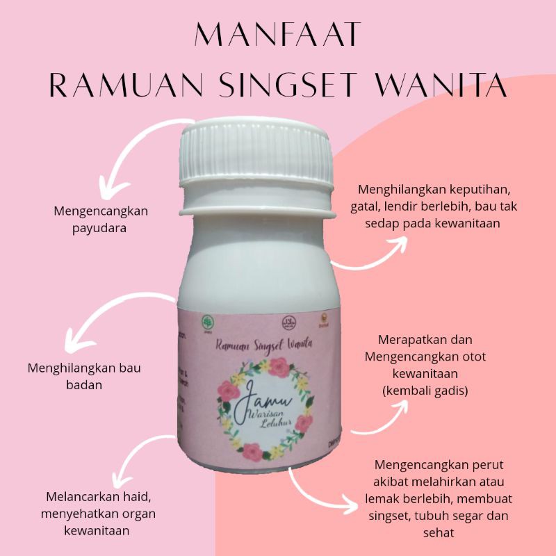 Jual jamu Warisan leluhur (jamu rapet 100% herbal dan terbukti ...