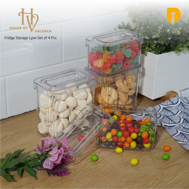 Jual READY Kotak makanan Bening Food preparation set House Of Valenca ...