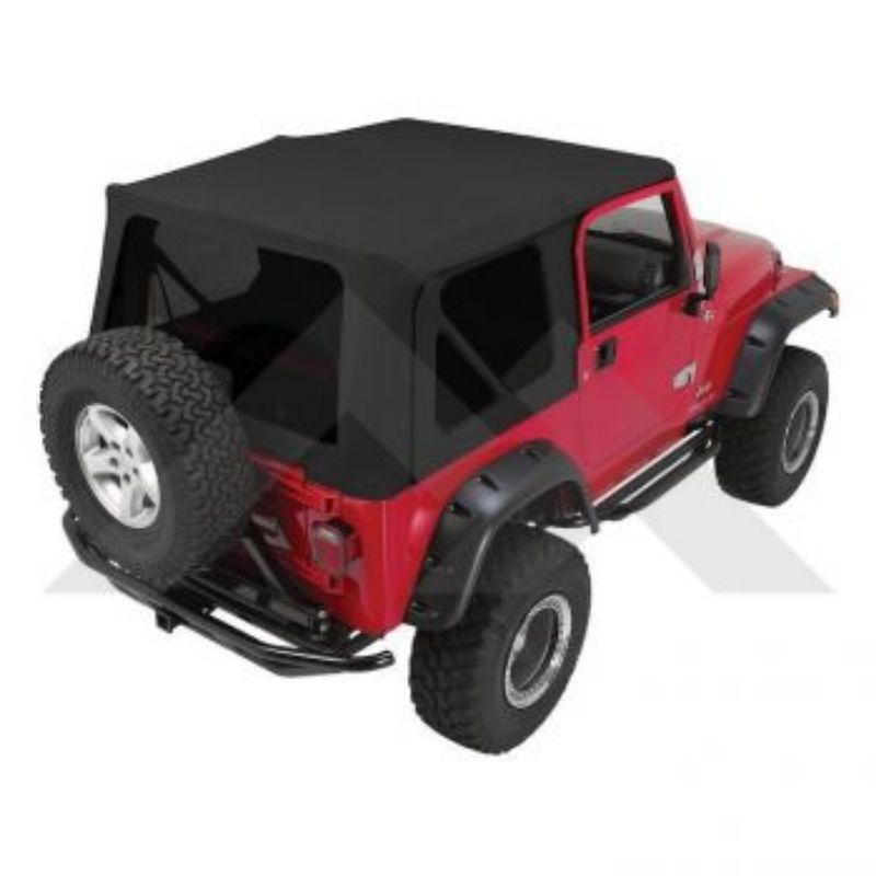 Jual soft top full set Jeep CJ7 wrangler YJ full steel door | Shopee ...