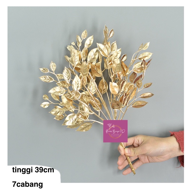 Jual DAUN GOLD/DAUN CENDANA/DAUN DEKORASI | Shopee Indonesia