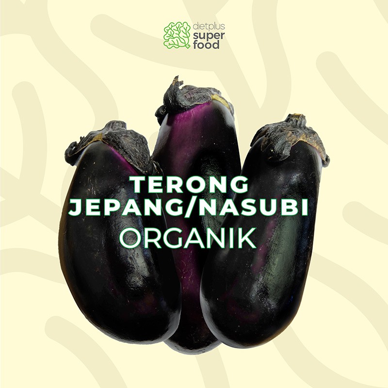 Jual Terong Jepang Nasubi Organik Segar 500 gr / 0.5 kg Dietplus ...