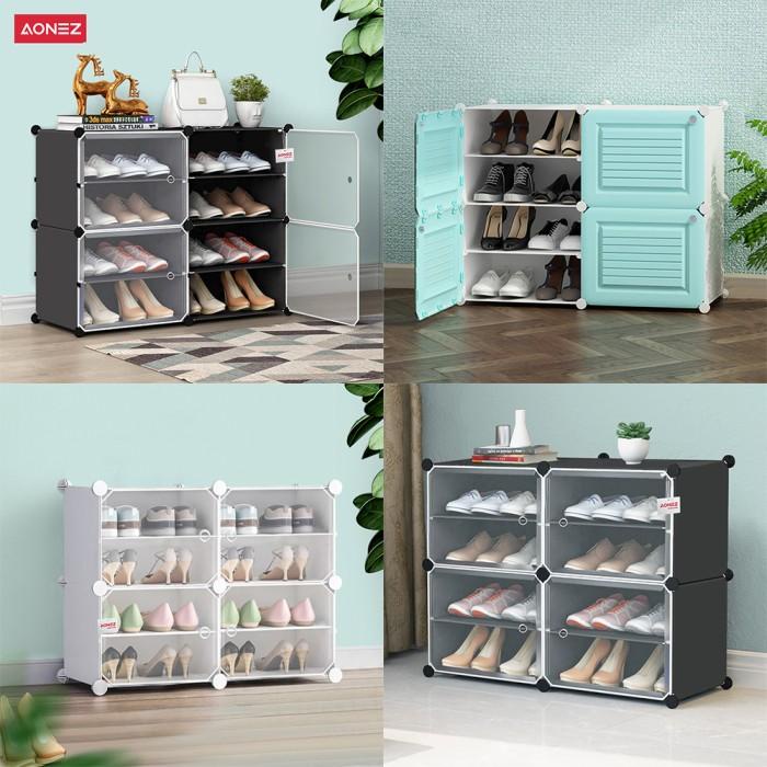 Jual Penyimpanan Aonez Lemari Sepatu, Lemari Sepatu Plastik, Kotak ...