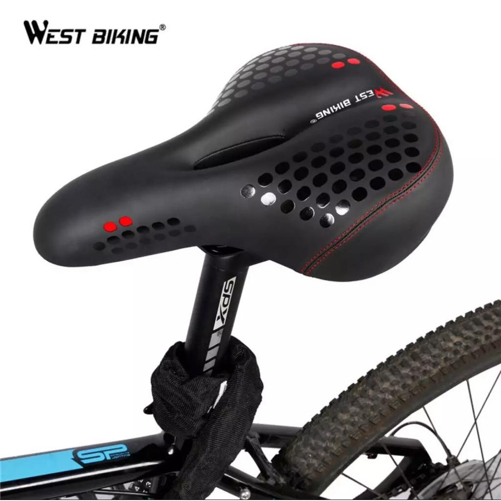 Jual Saddle Sepeda Empuk Gel West Biking untuk MTB & Lipat | Shopee ...
