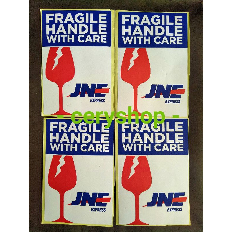 Jual Sticker FragiLe JNE | Shopee Indonesia