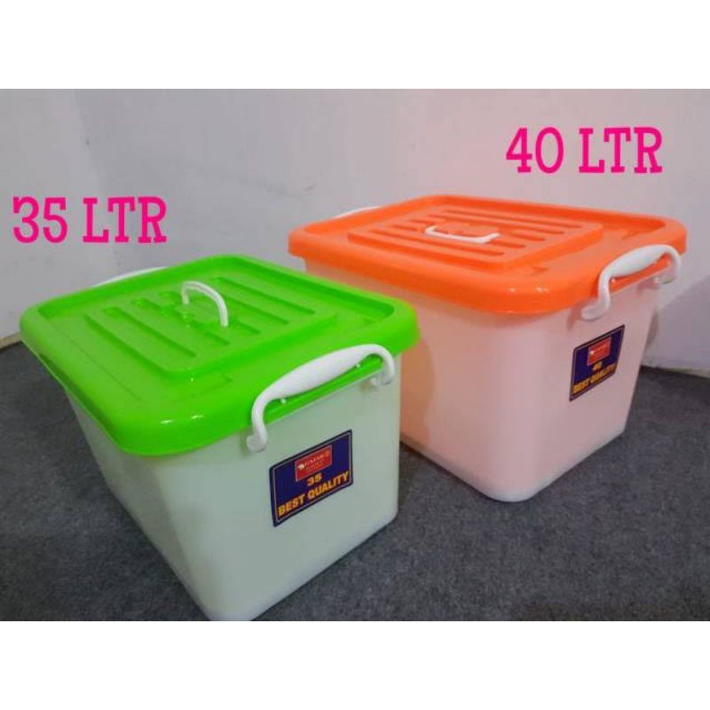Jual CONTAINER BOX GAJAH KOTAK PENYIMPANAN 35 / 40 LITER L | Shopee ...