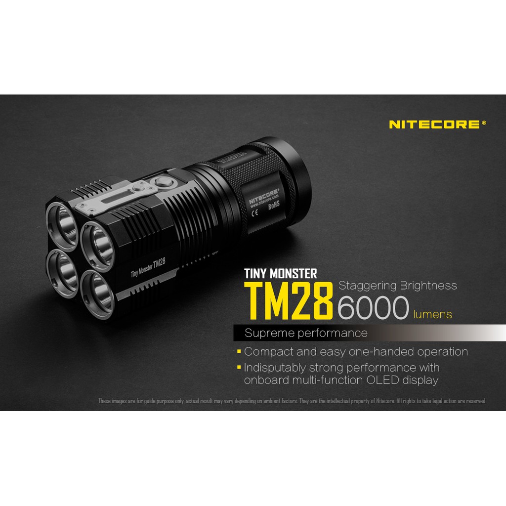 Jual Senter Nitecore Tm28 6000 Lumens | Shopee Indonesia