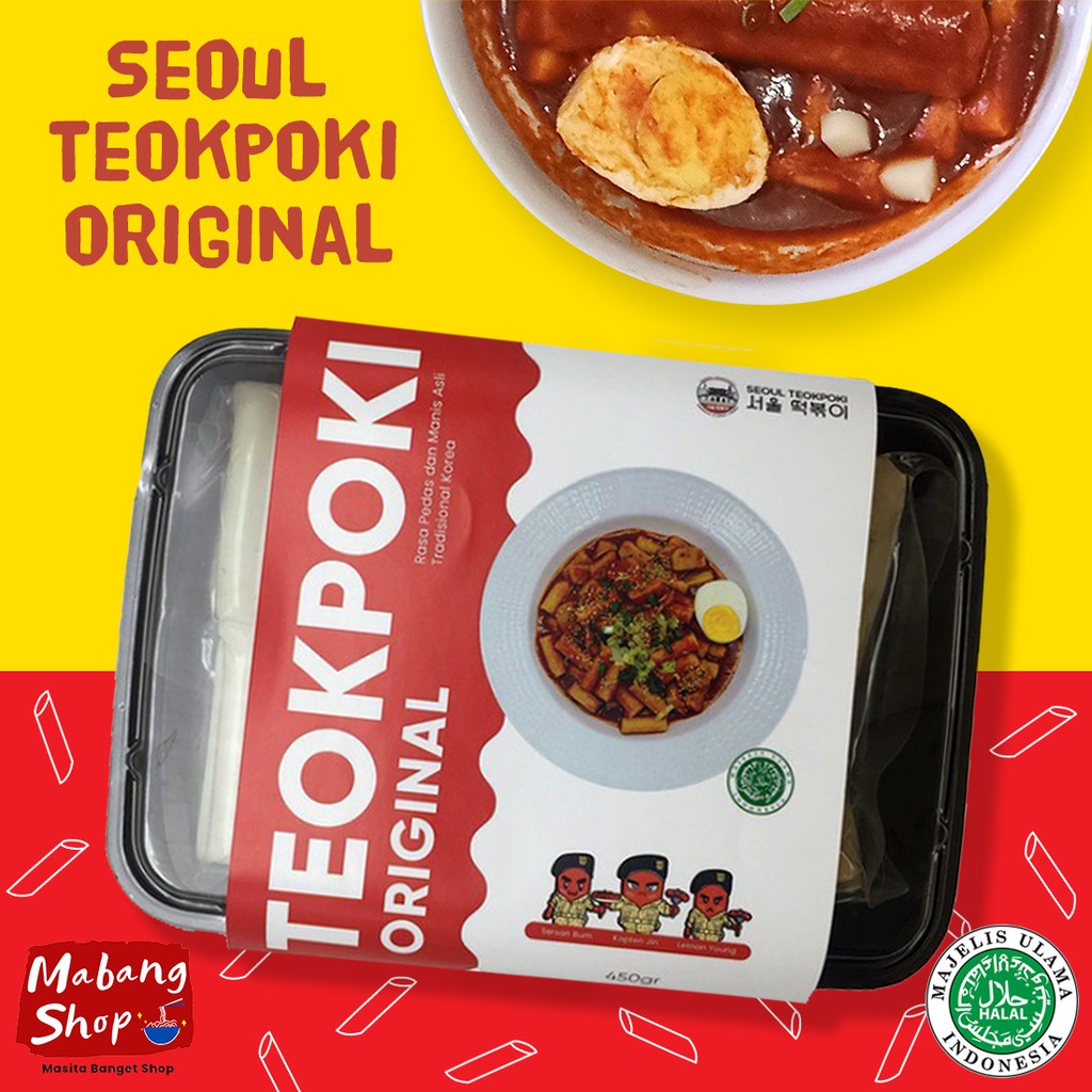 Jual Halal (BPOM) - Seoul Teokpoki original Tteokbokki Tokkpoki ...