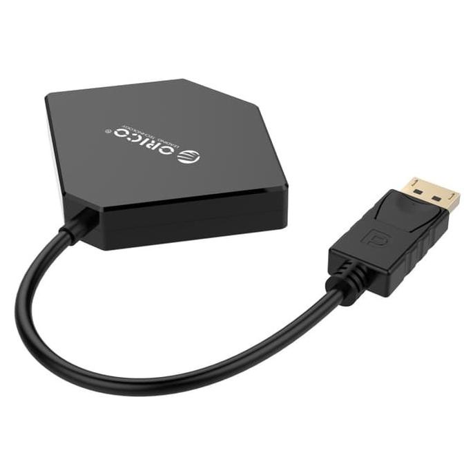 Jual ORIGINAL!! Orico DPT-HDV3-BK - 3 in 1 Display Port to HDMI VGA DVI ...