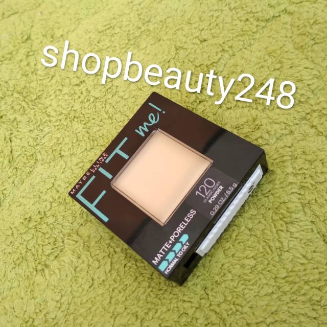 Jual Maybelline Fit Me Matte + Poreless Powder - 120 Classic Ivory ...