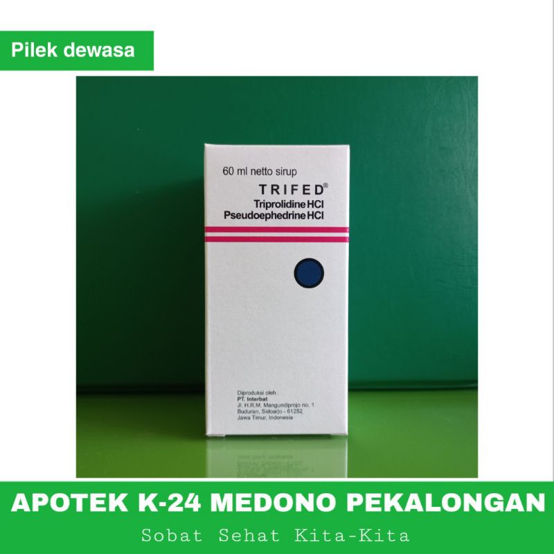 Jual Trifed sirup 60ml/hidung gatal/hidung tersumbat | Shopee Indonesia