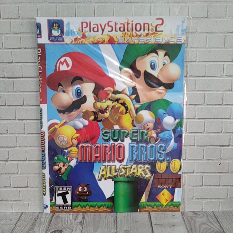 Jual CD KASET KOPAB PS2 Super Mario Bros all Stars | Shopee Indonesia