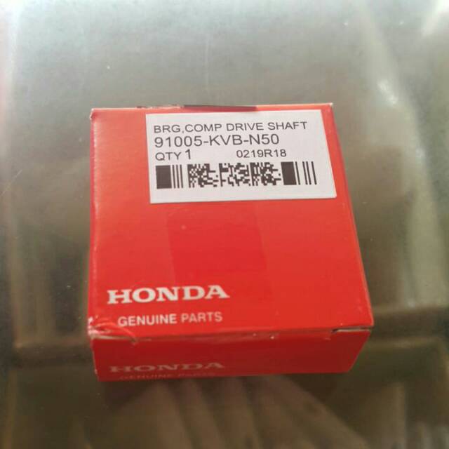 Jual Bearing Laker CVT COMP DRIVE SHAFT PULLY 6002 + BOS Honda 91005 ...