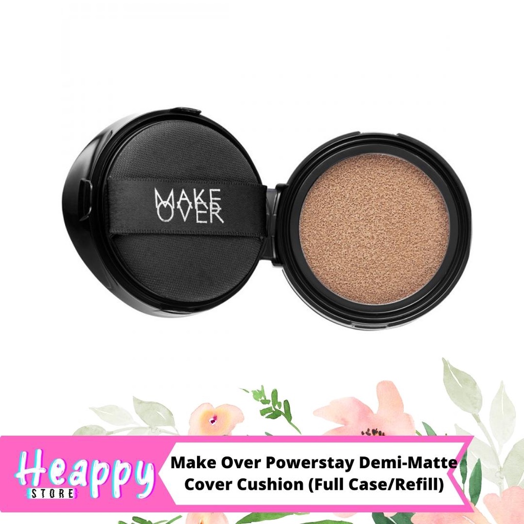 Jual Make Over Powerstay Demi-Matte Cover Cushion (Full Case/Refill ...
